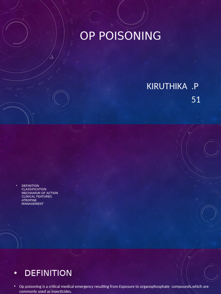 Op Poisoning | PDF