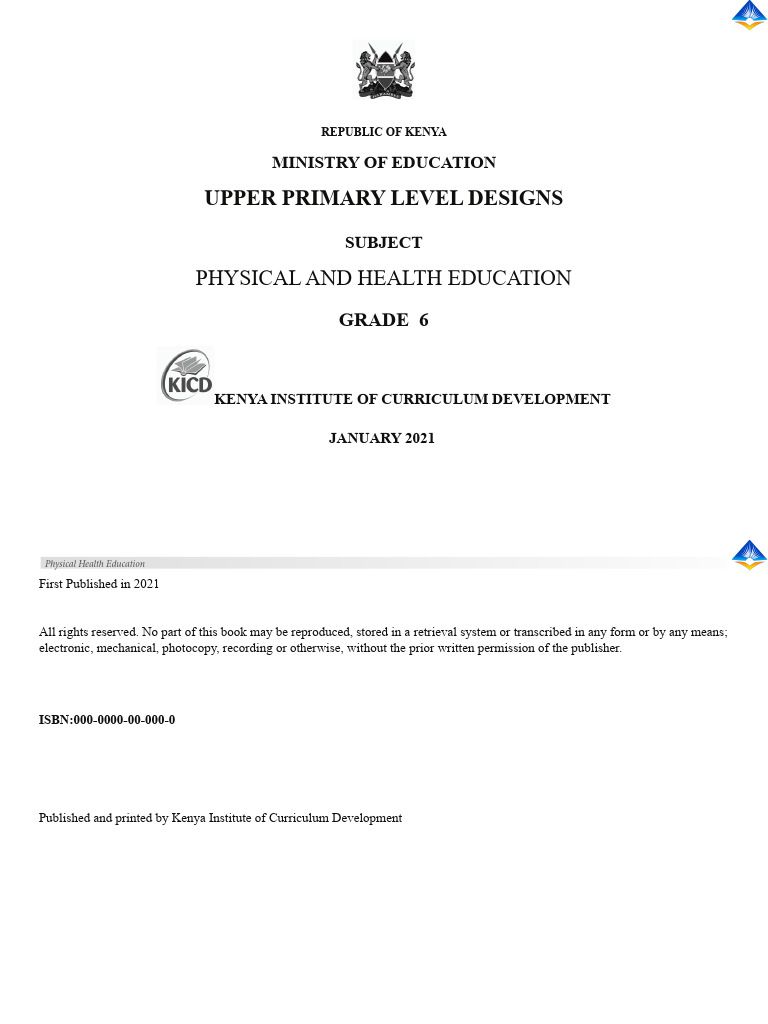 Grade 6 Curriculum Designs- Physical Health (1) | PDF | Learning ...