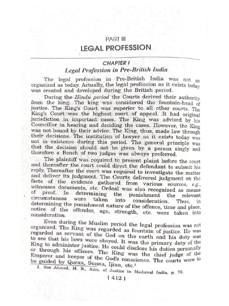 History of Legal Profession | PDF