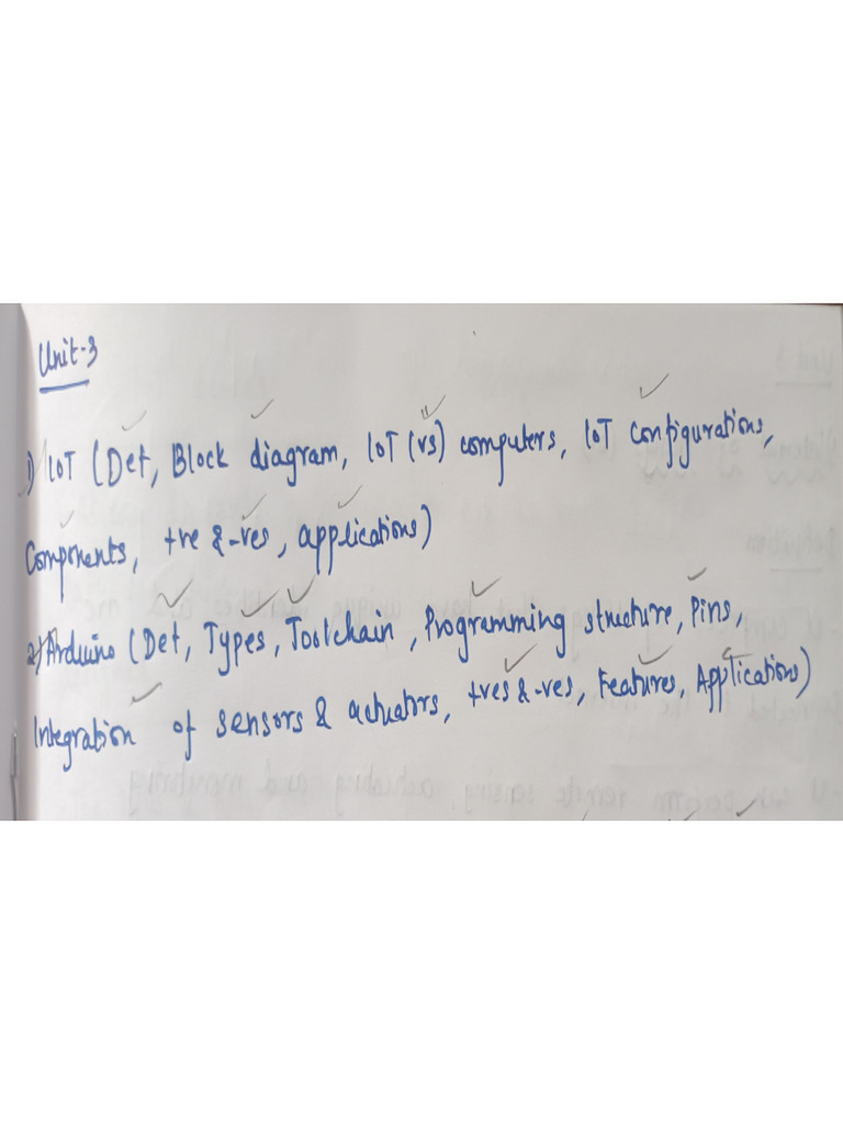 IoT Unit | PDF