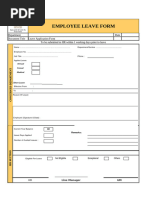Annual Leave Application Form | PDF
