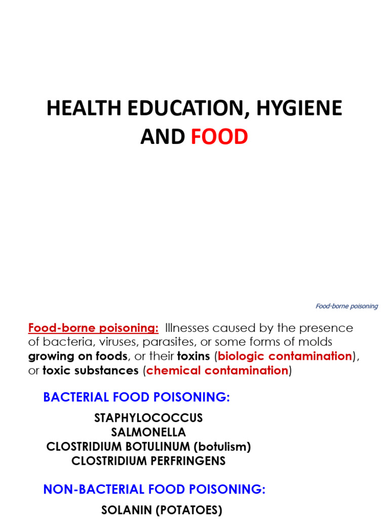 Food Poisoning and Gastro Diets | PDF | Foodborne Illness | Foods