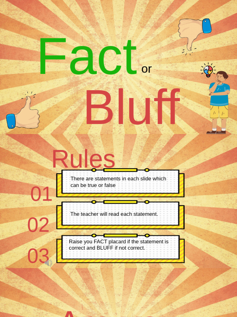 Activity - Fact or Bluff | PDF