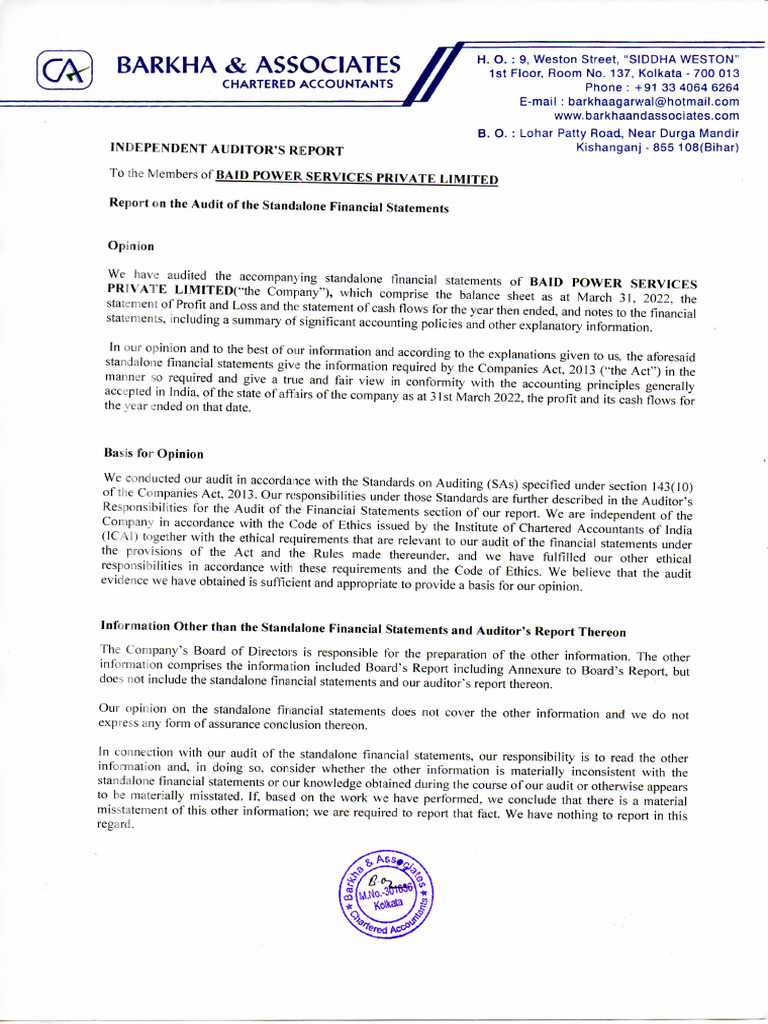 Balance Sheet 2021-2022 | PDF