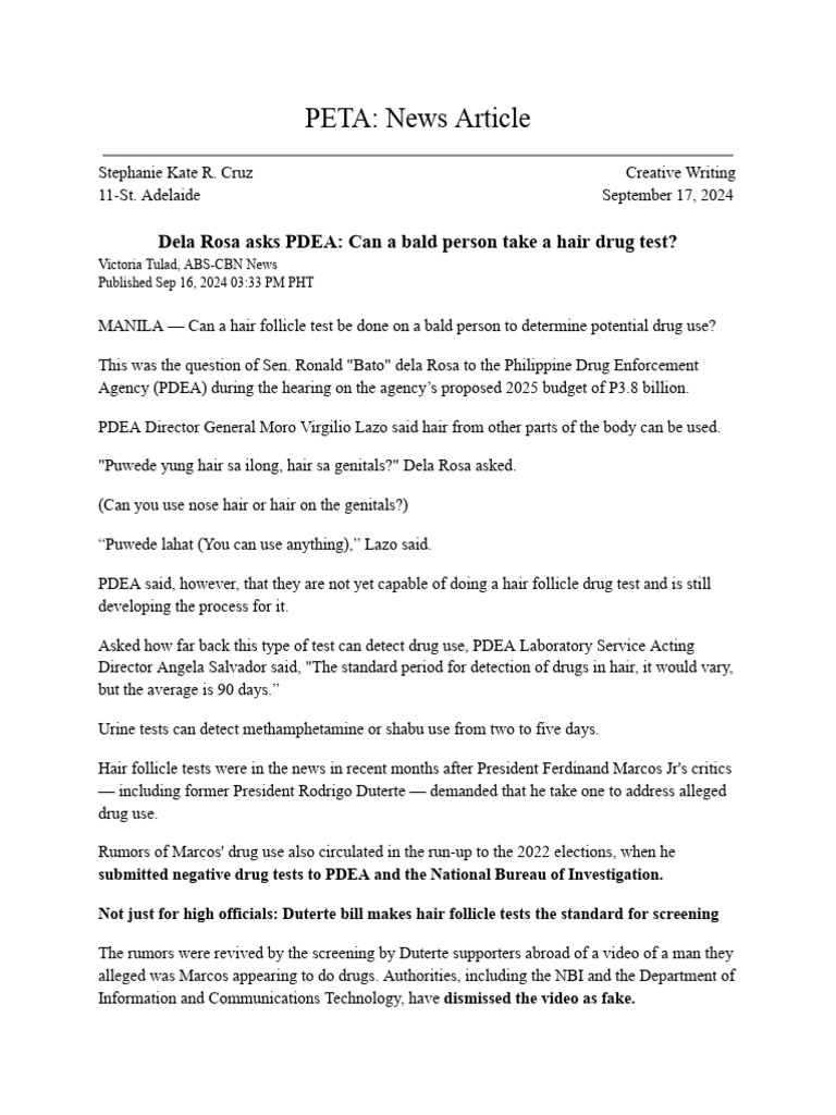 PETA - News Article 2 1 | PDF