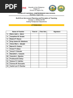 Homeroom PTA Meeting Attendance Sheet | PDF