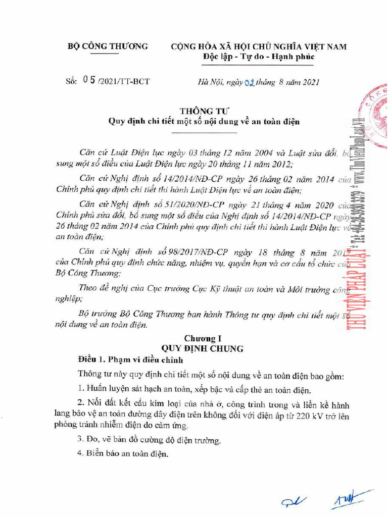 TT 05 2021 TT BCT | PDF