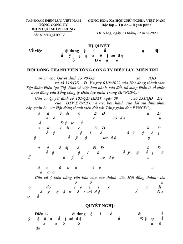 HĐTV - Nq875 TCKT - VTTB Cpc2023 | PDF