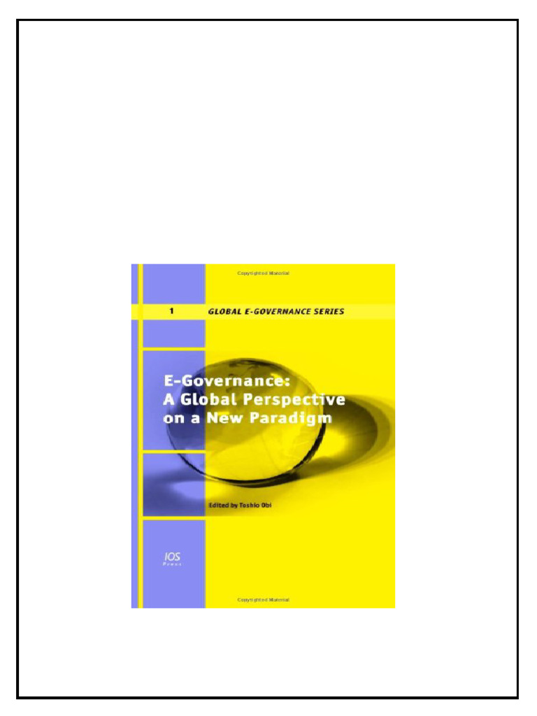 Egovernance A Global Perspective On A New Paradigm T Obi Pdf Download Pdf E Government 