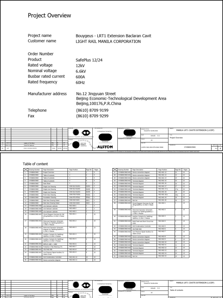 NAIA Station Substation | PDF | Electrical Wiring | Electrical Engineering