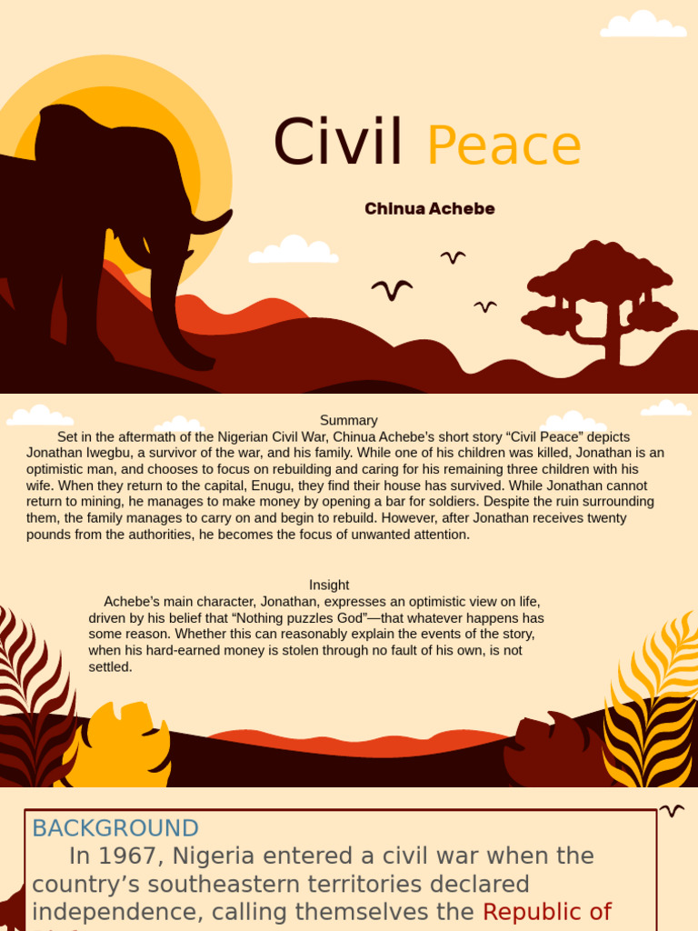 Civil Peace Selection - Website | PDF | Biafra