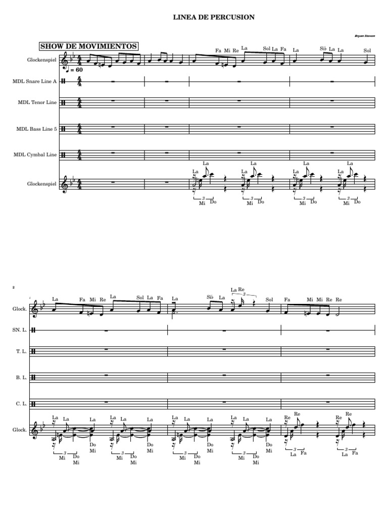 Bloque de Percusion | PDF | Instrumentos de percusión | Instrumentos musicales