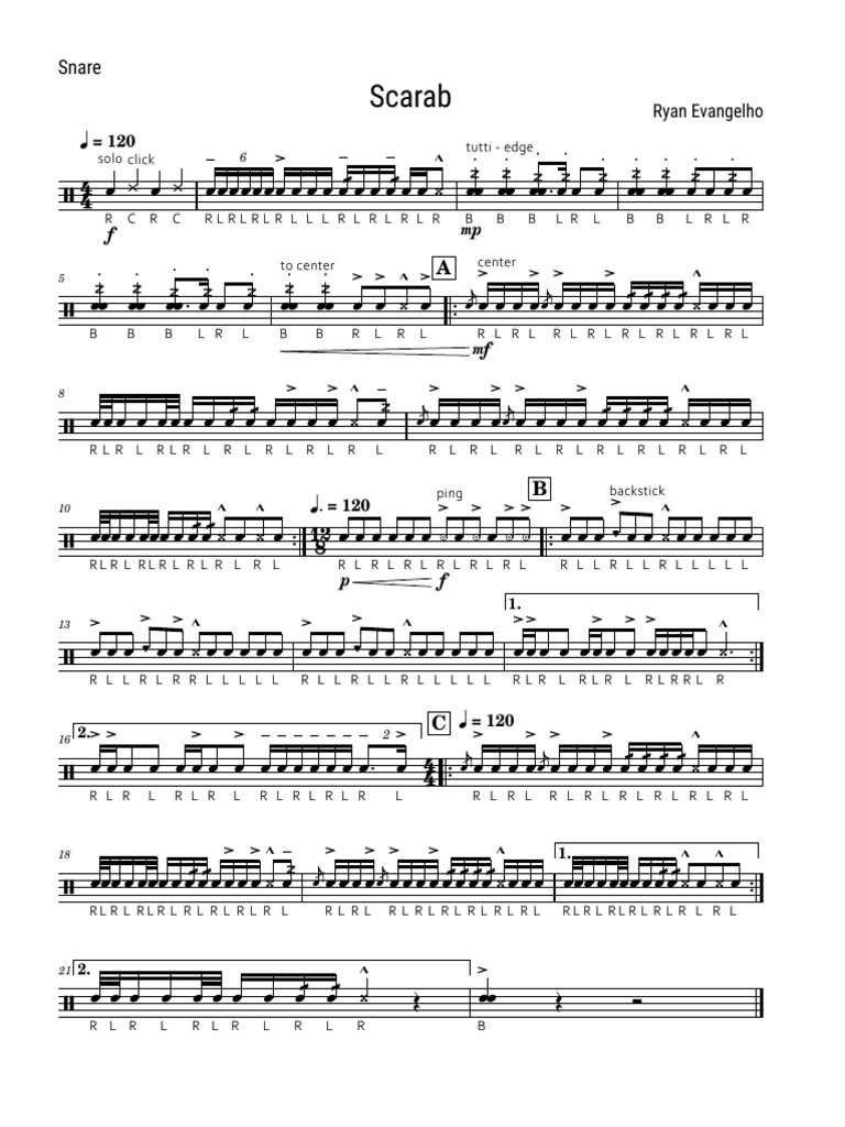 Scarab Snare Line | PDF