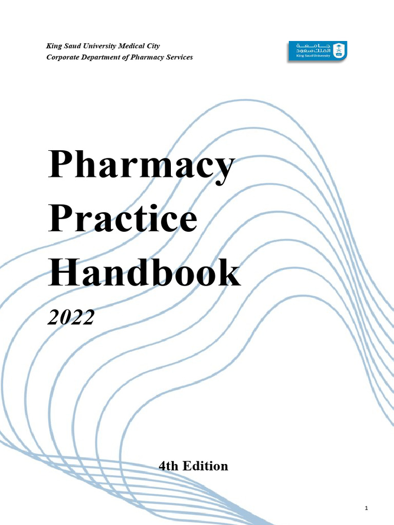 Pharmacy Practice Handbook 2022-4th Edition - PF | PDF | Intravenous ...