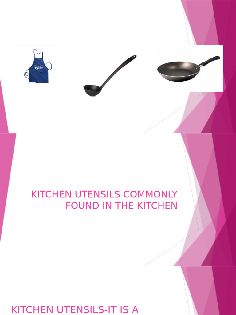 Kitchen Utensils Commonly Found in The Kitchen | PDF