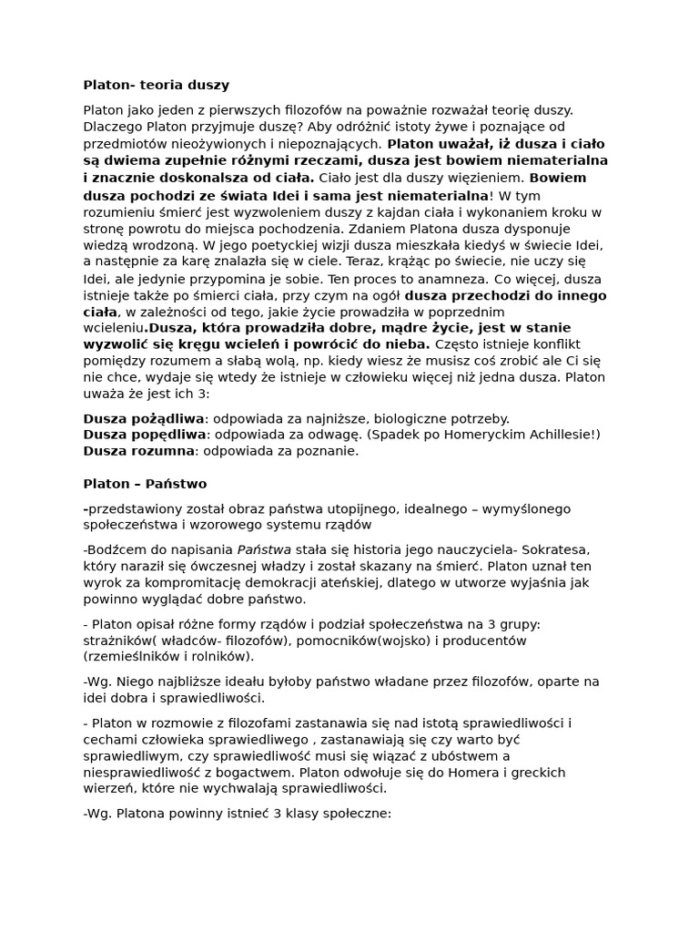 Filozofia Egzamin | PDF