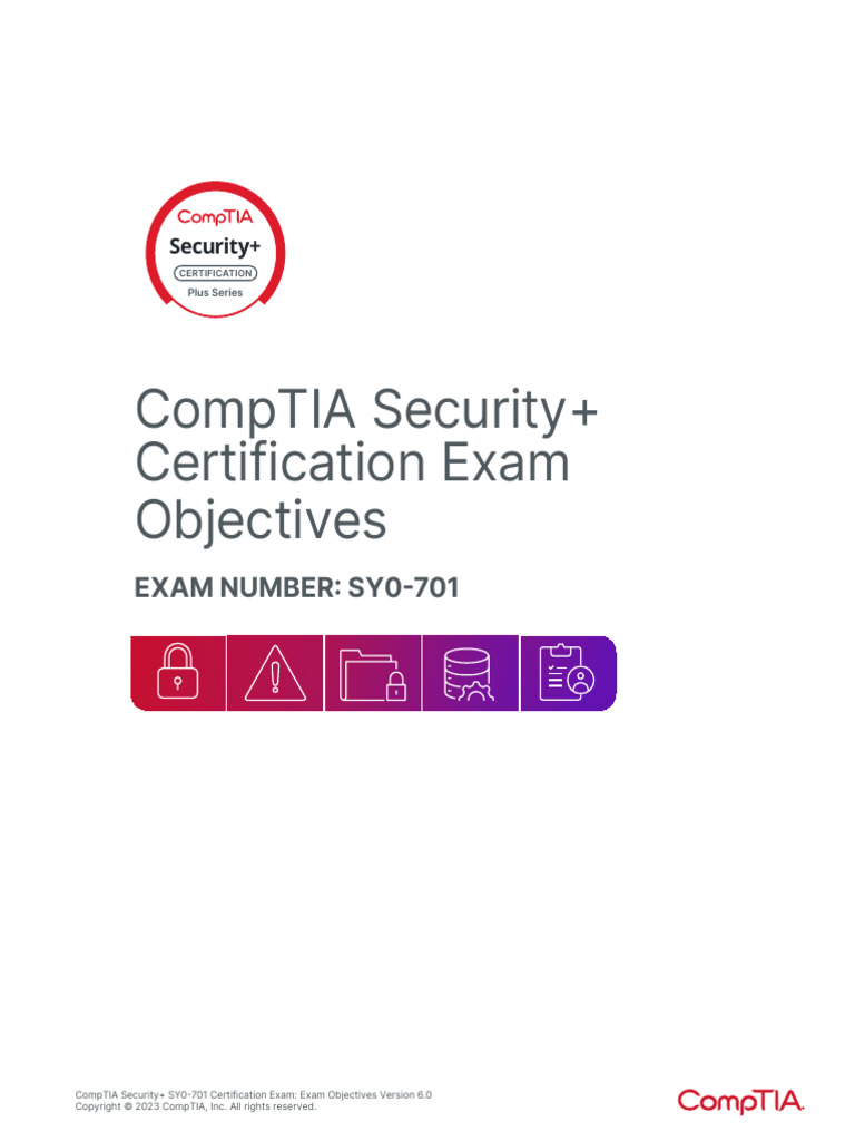 Security Sy0 701 Exam Objectives Pdf Malware Security