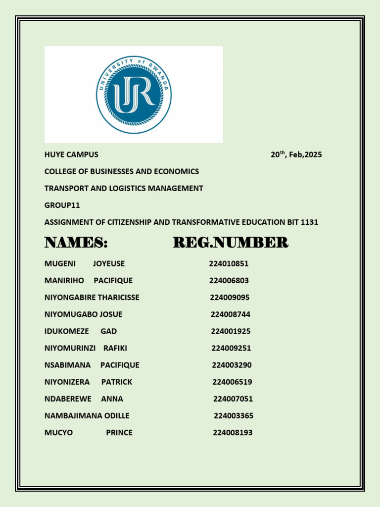 Citizenship Group Assignment PDF Corrected | PDF | Rwanda | Tutsi