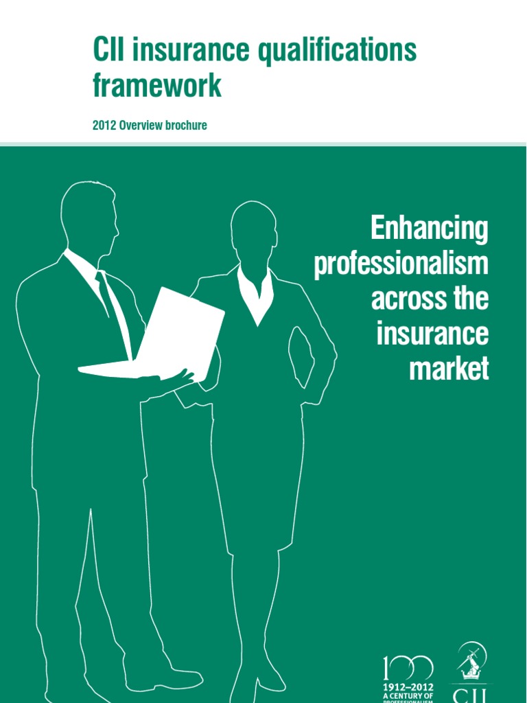 CII Insurance Qualifications Framework: Enhancing Professionalism ...