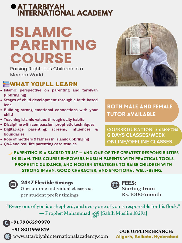 Islamic Parenting Course Overview | PDF