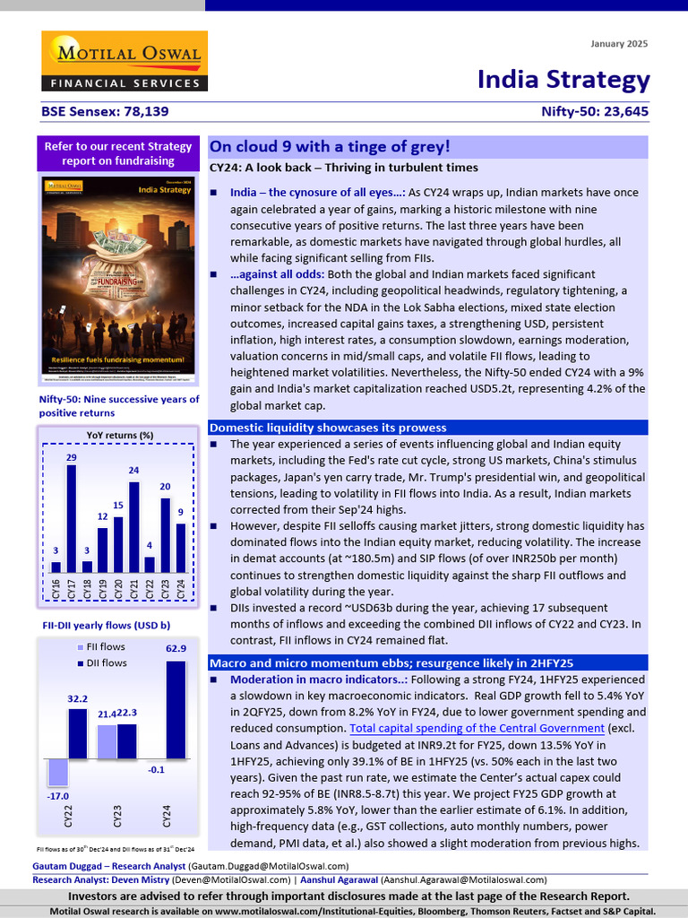 MOSL | PDF | Inflation | Macroeconomics