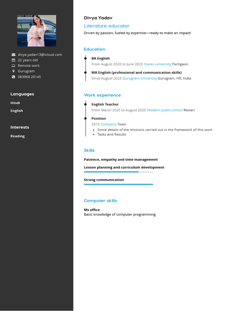 CV_2025-02-19_Divya_Yadav | PDF