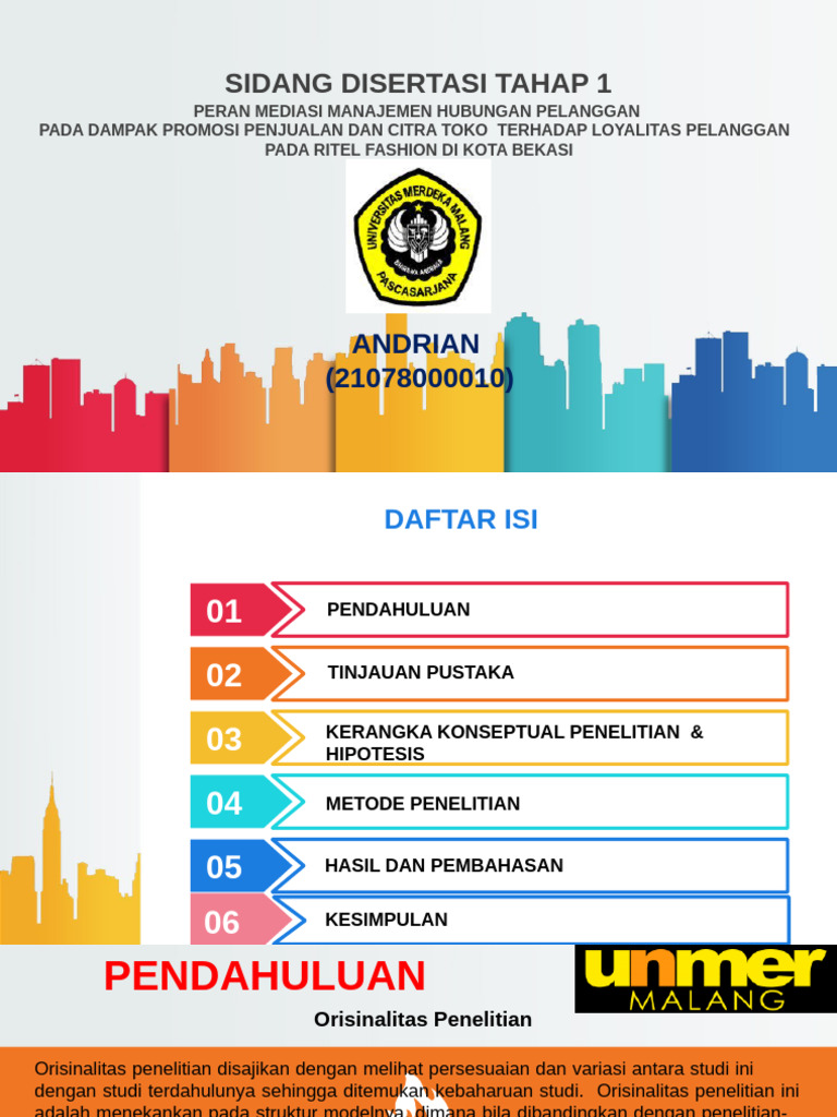 Slide Disertasi Tahap 1 | PDF