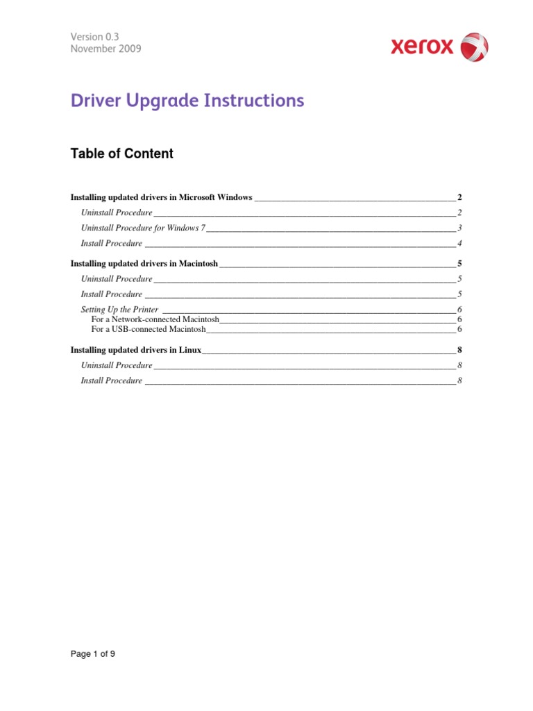 Windows 7 Driver Upgrade | PDF | Installation (Computer Programs ...