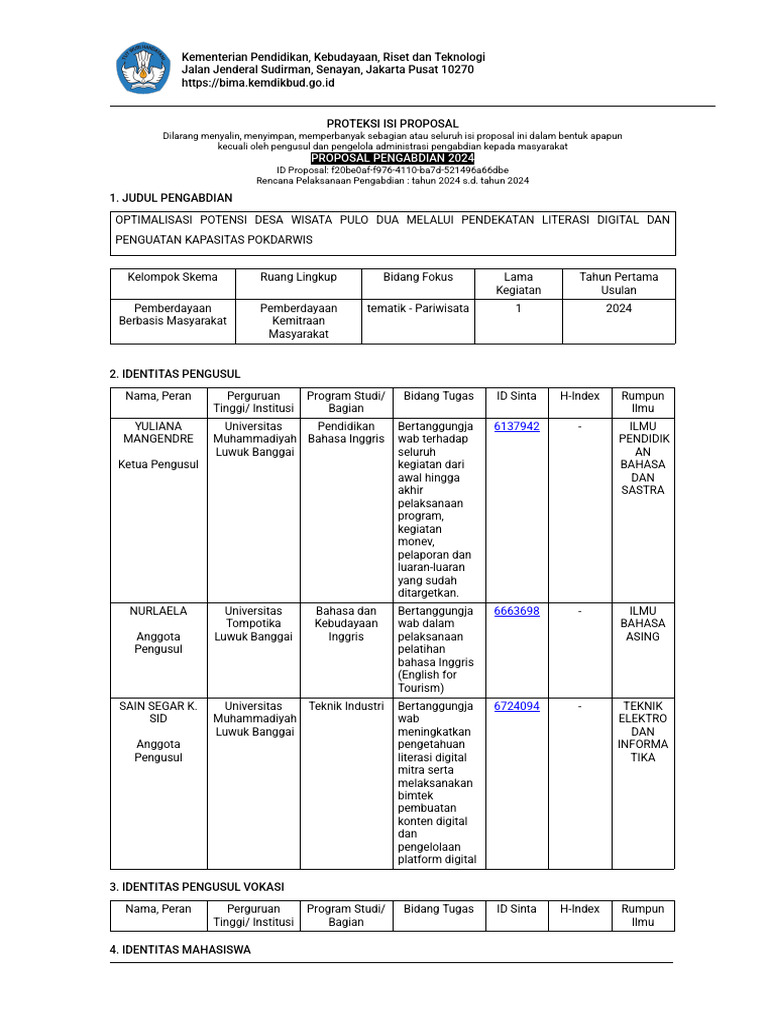 Optimalisasi Potensi Desa Wisata Pulo Dua Melalui Pendekatan Literasi Digital Dan Penguatan ...