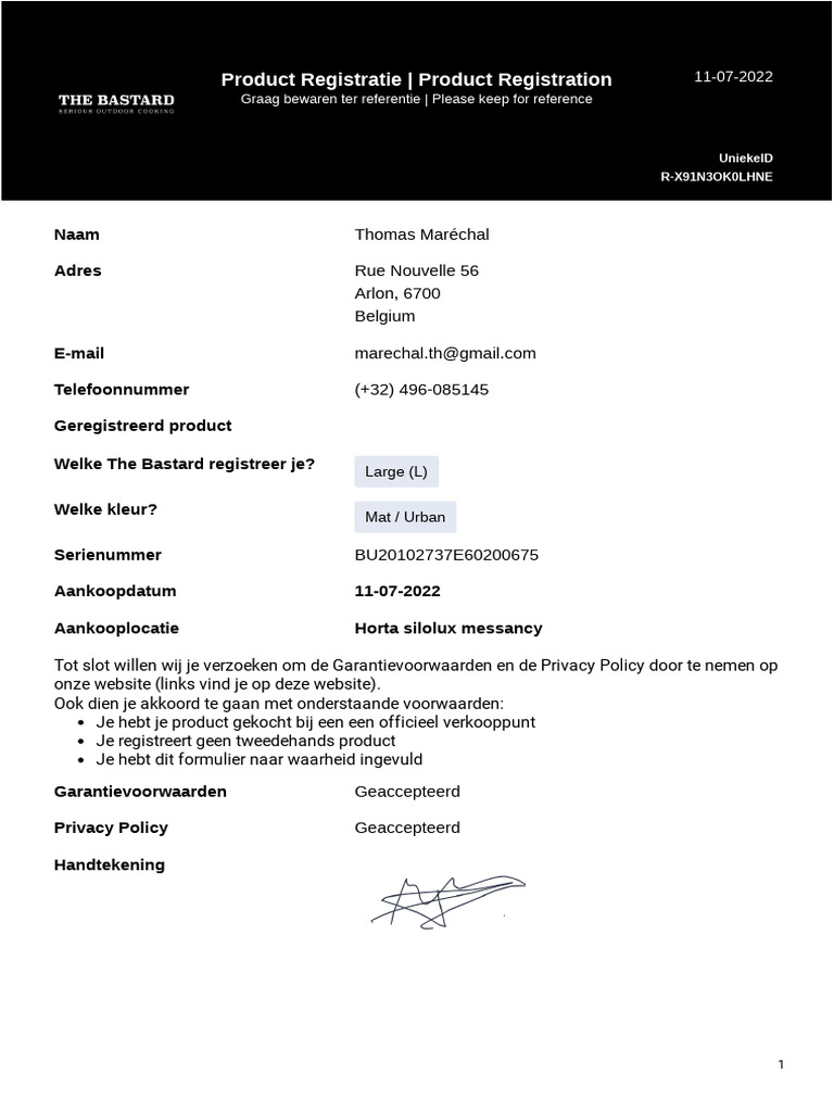 Registratieformulier 250611 174513 | PDF