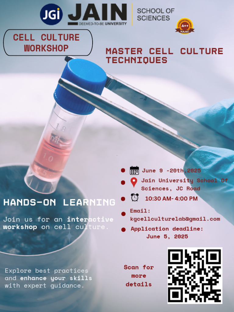 Art and Science of Cell Culture A Comprehensive Hands-On Mammalian Cell ...