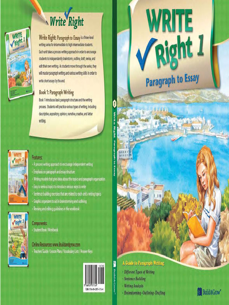Write Right - Paragraph To Essay 1, SB | PDF