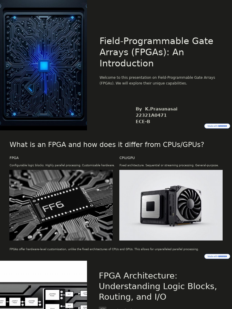 Field Programmable Gate Arrays FPGAs An Introduction | PDF | Field Programmable Gate Array ...