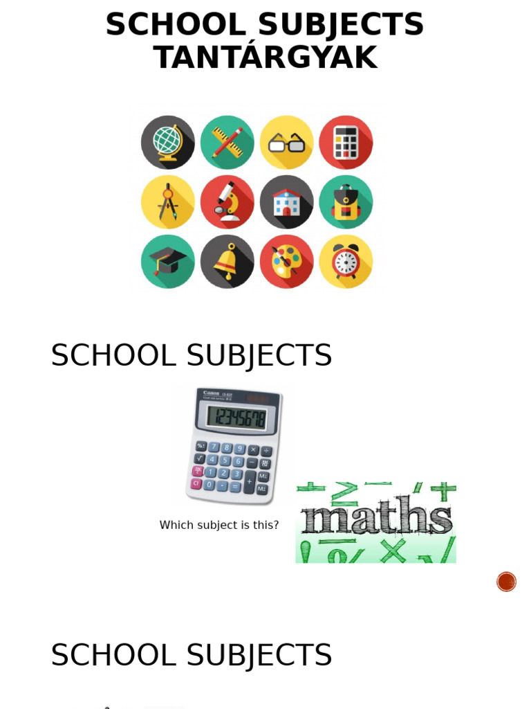 School Subjects | PDF