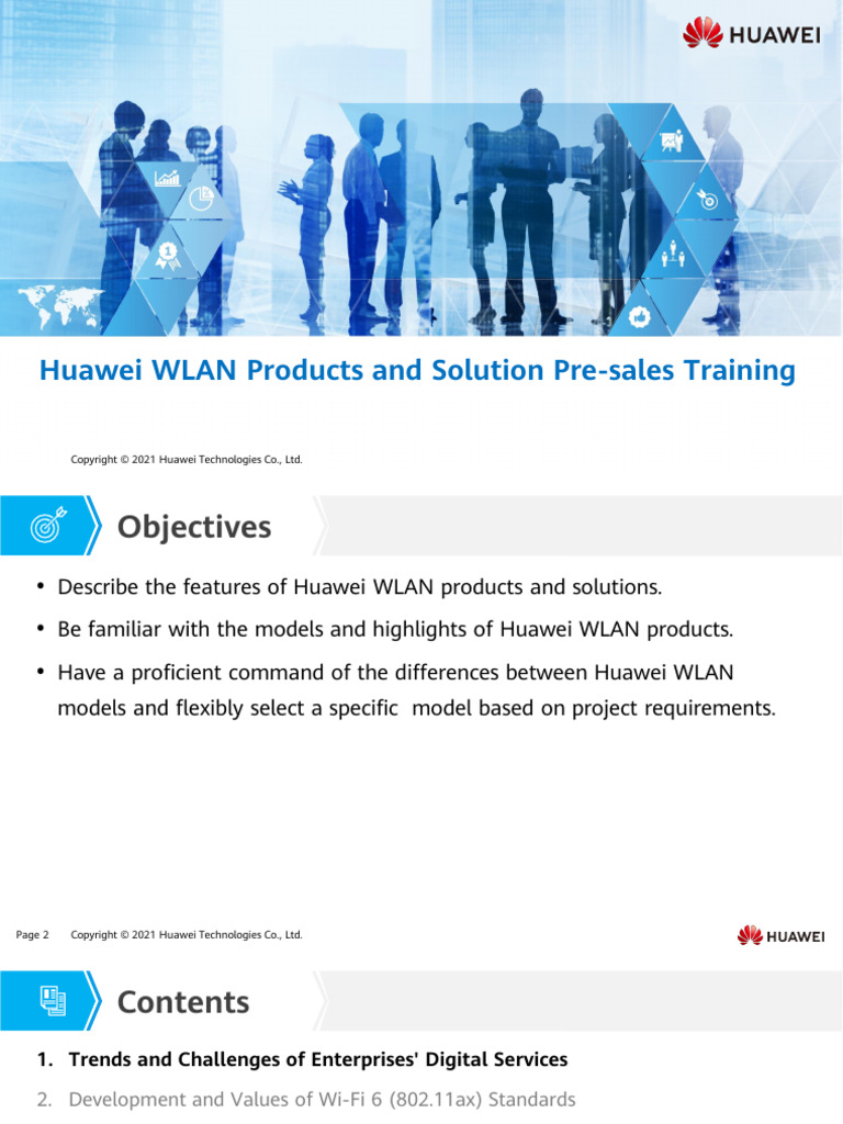 Huawei Wi-Fi 6 Solutions Overview | PDF | Internet Of Things | Wi Fi