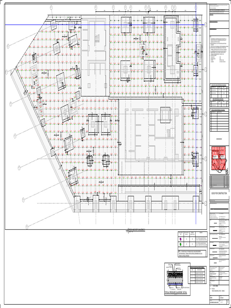 Rock Anchor Layout Plan - Zone C | PDF | Structural Engineering | Civil ...