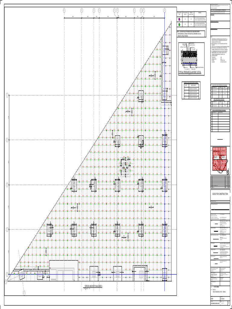 S-0704 - Rock Anchor Plan Zone A-Layout1 | PDF | Building Materials ...