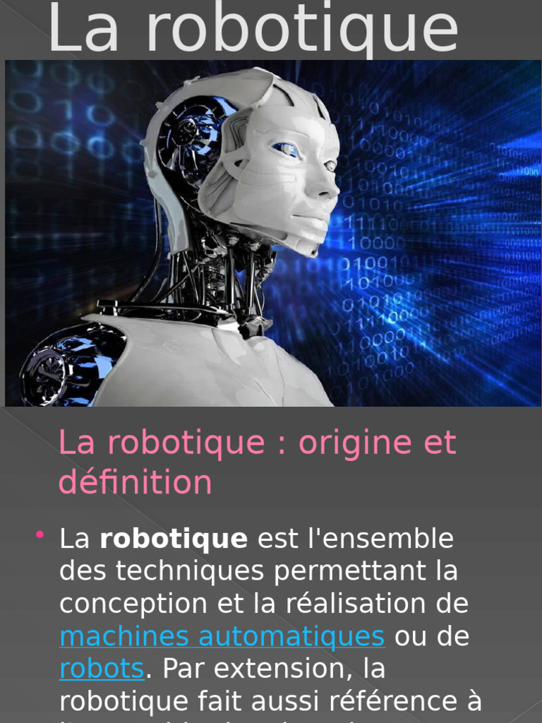 La Robotique | PDF | Robotique | Robot