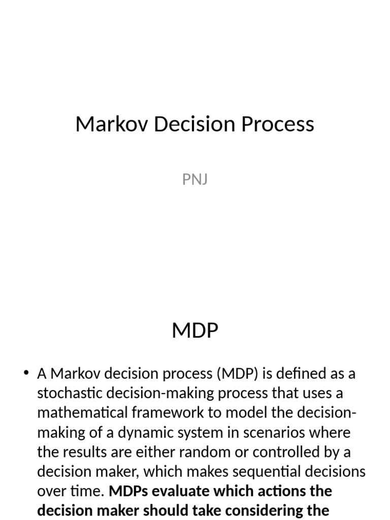 Markov Decision Process | PDF | Computer Programming | Artificial Intelligence