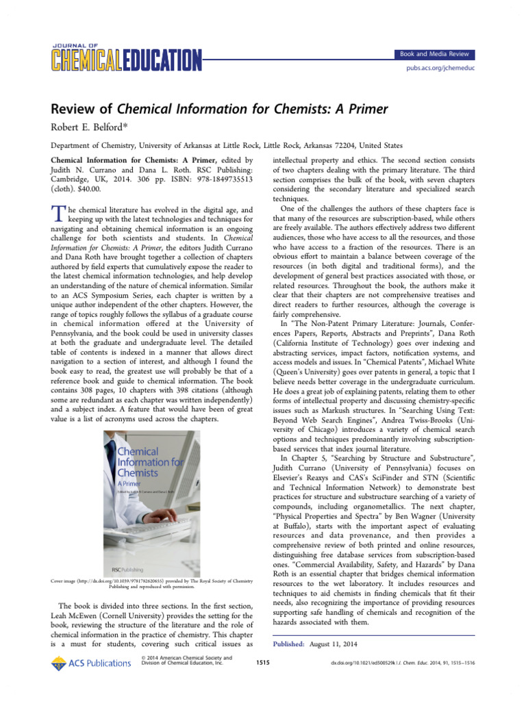 Chemical Information | PDF