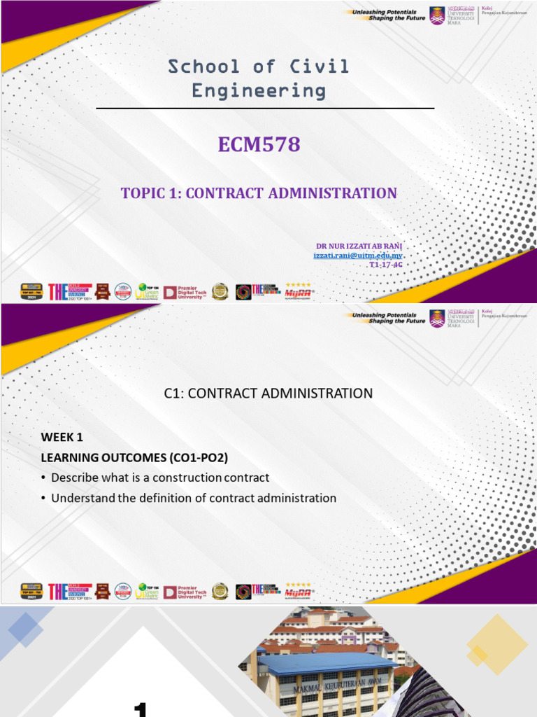 c1&c2_contract Administration & Responsibilities (1) | PDF | Common Law ...