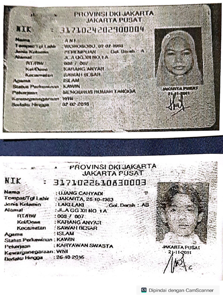 Foto Copy KTP Orang Tua | PDF