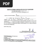 Fssai Medical Certificate | PDF | Science & Mathematics