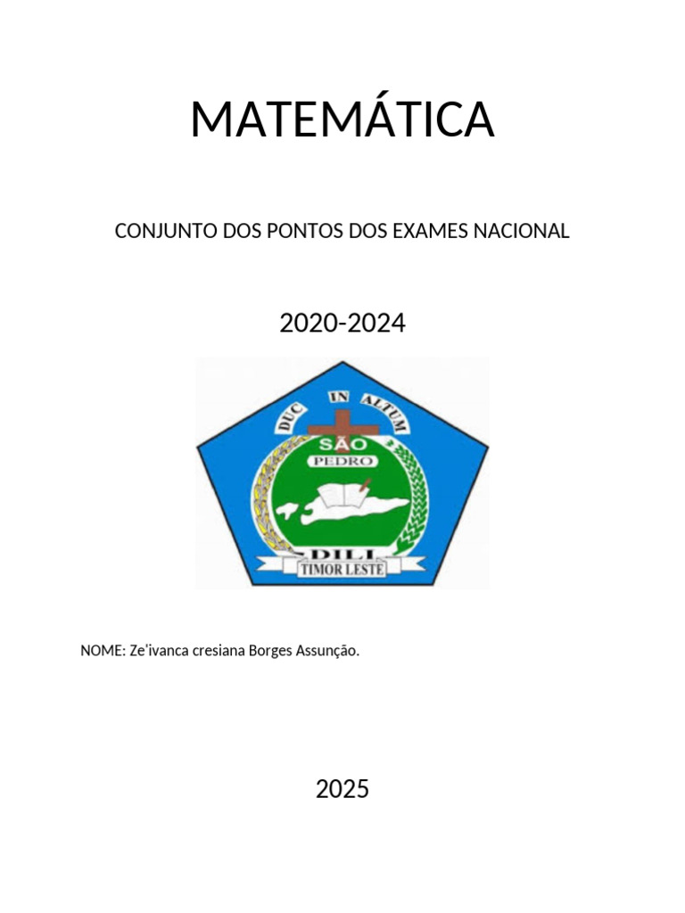 Matemática 1 | PDF