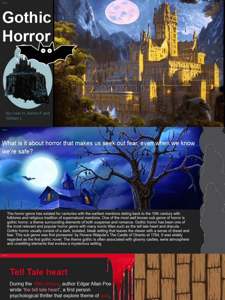 English Gothic Slideshow | PDF | Gothic Fiction | Horror Fiction