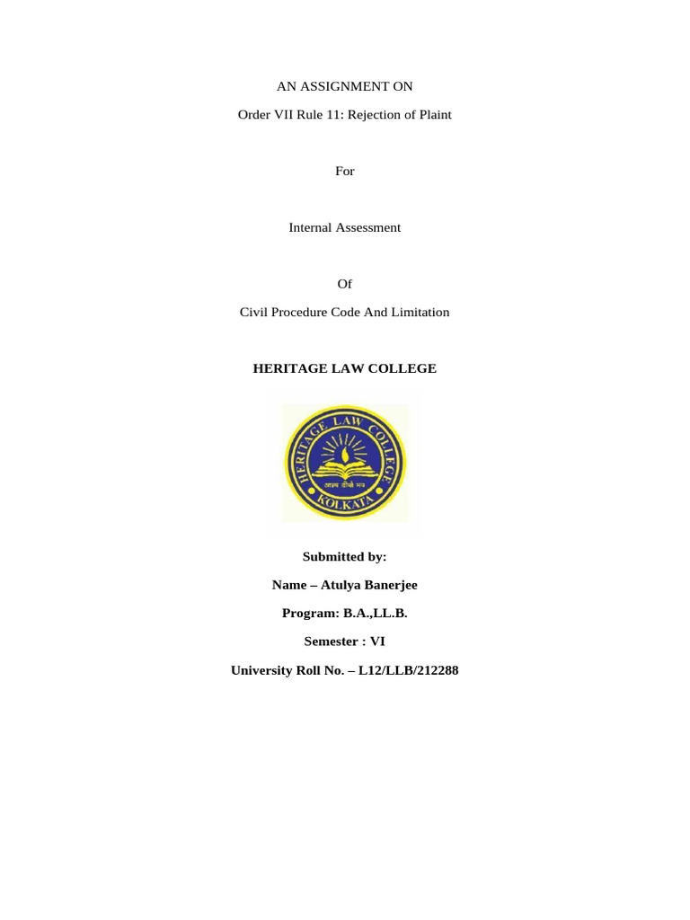 An Assignment | PDF