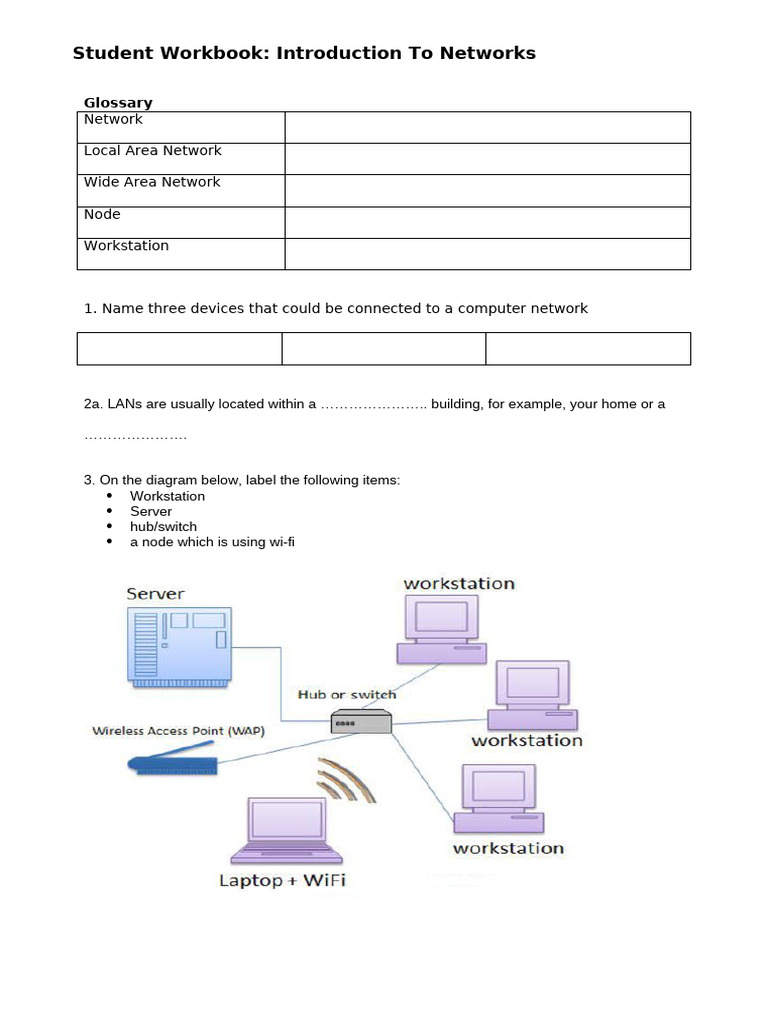 Student Workbook Introduction To Networks | PDF