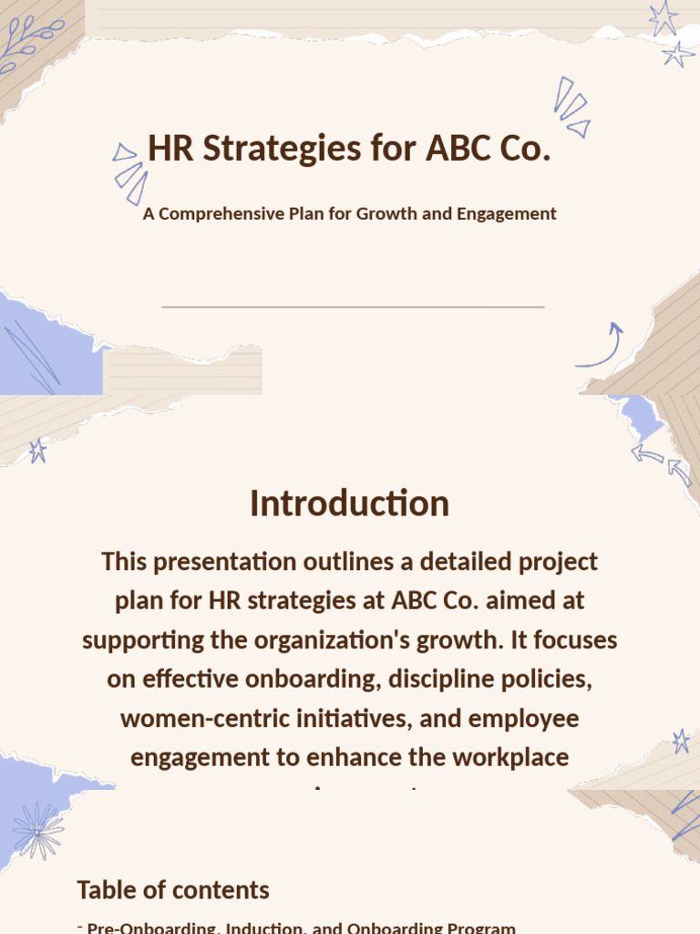 HR Growth Strategies for ABC Co. | PDF