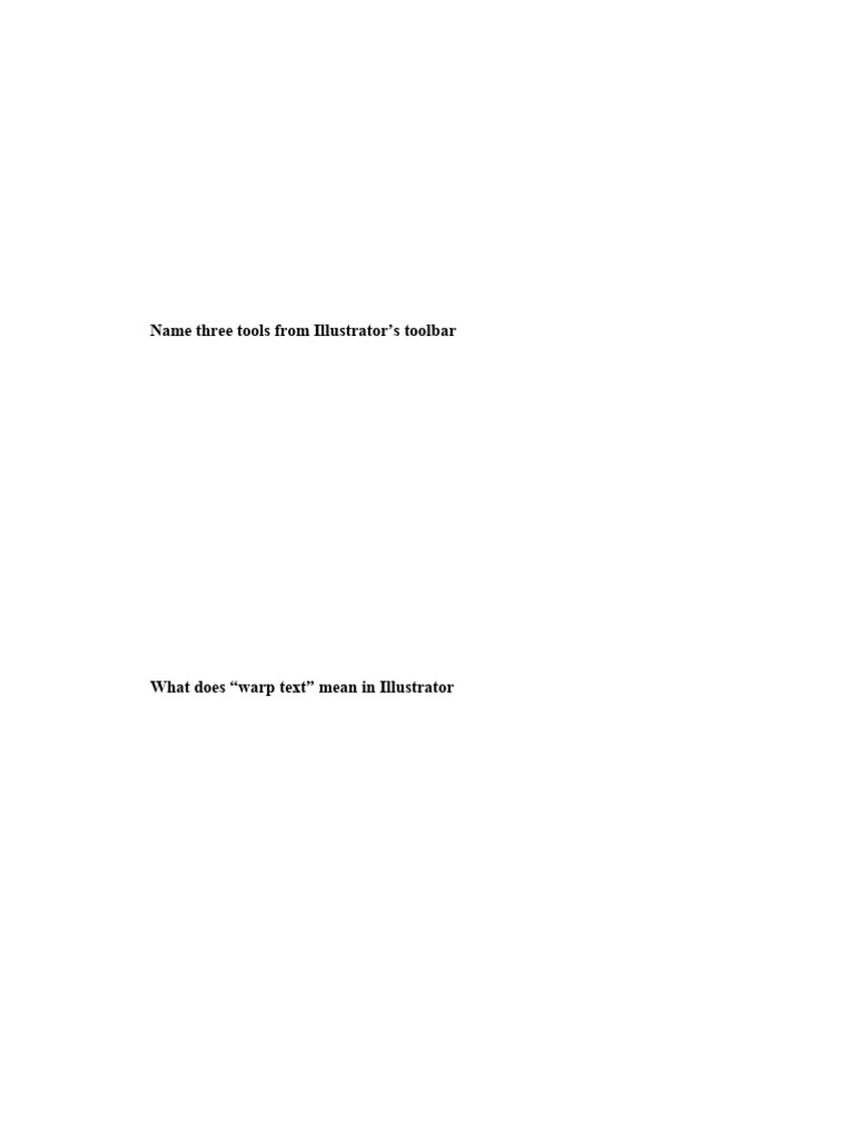 60 Short Questions Graphic Designing (Guess) | PDF | Adobe Photoshop ...