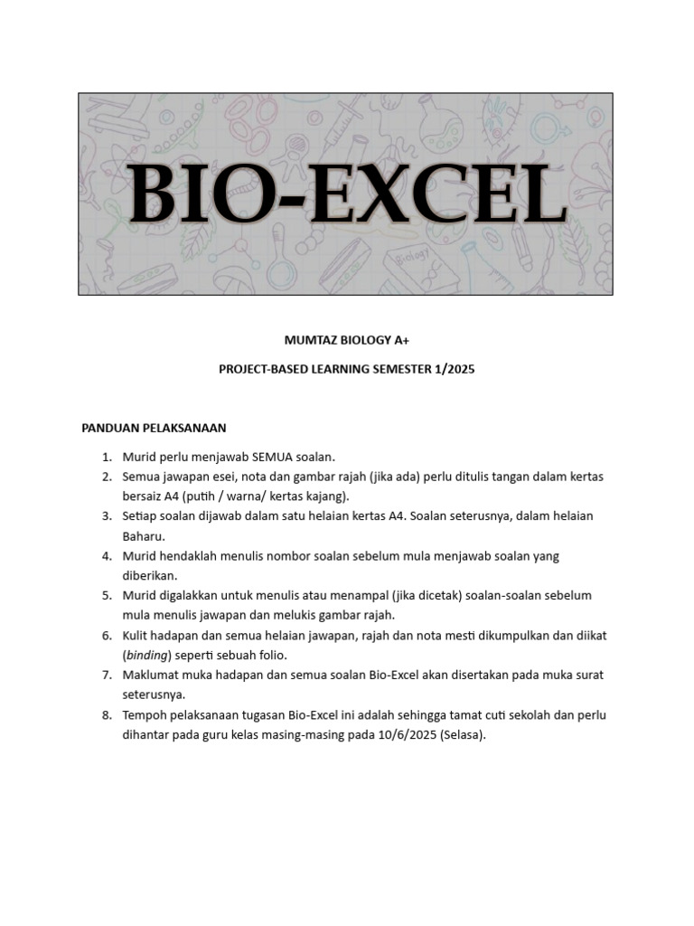 PBL Sem 1 - Biology | PDF